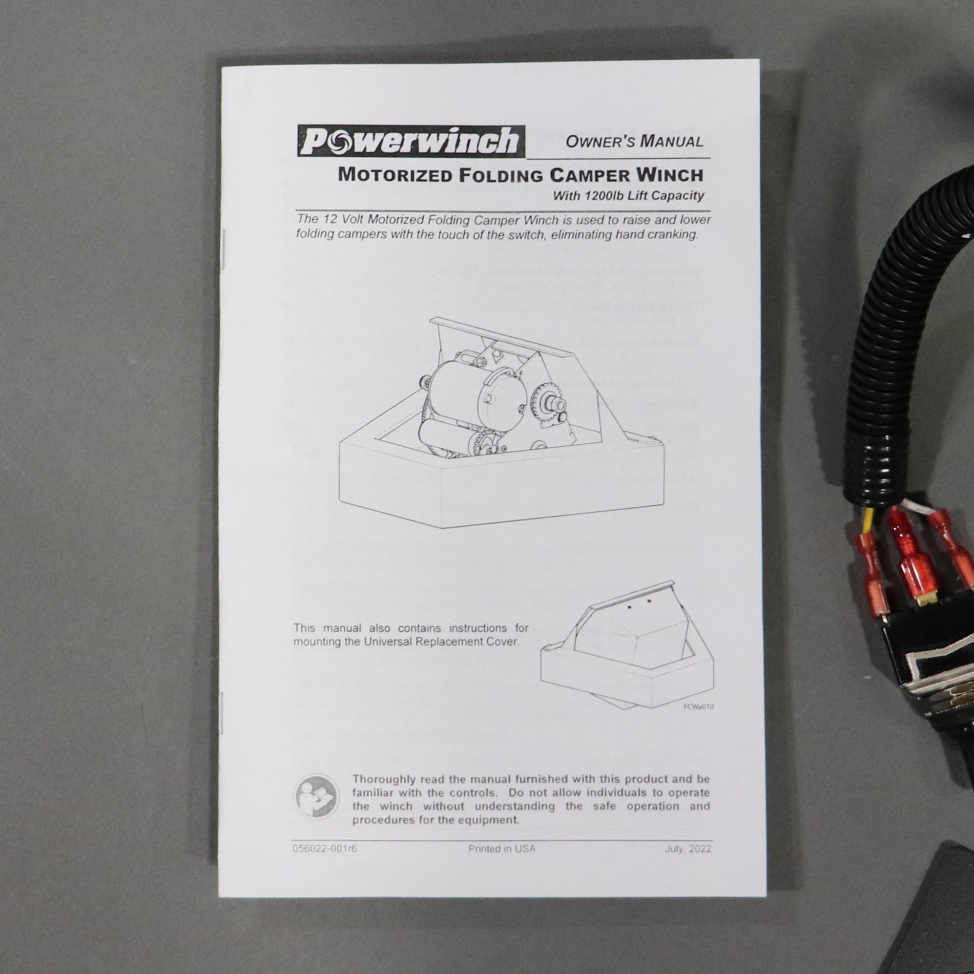 Powerwinch 1200lb Lift System — coleman pop up parts