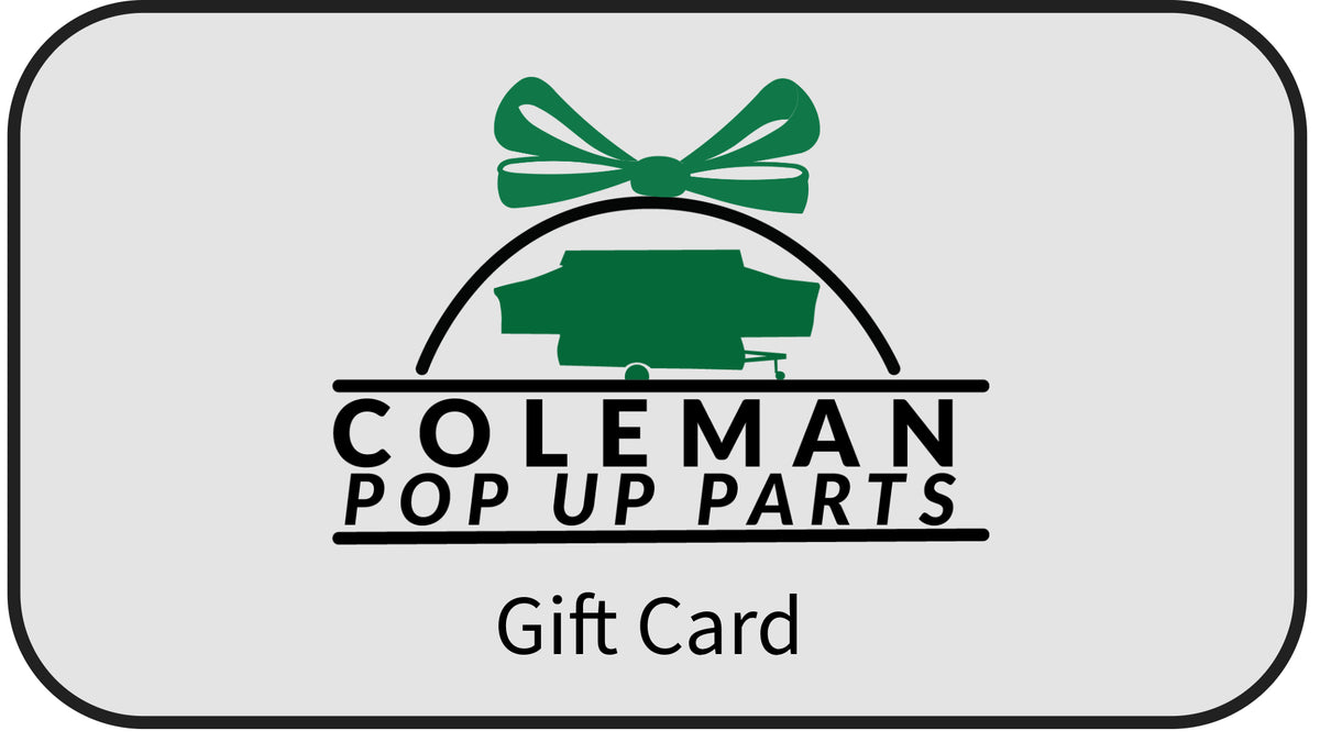 Coleman Pop Up Parts Gift Card — coleman pop up parts