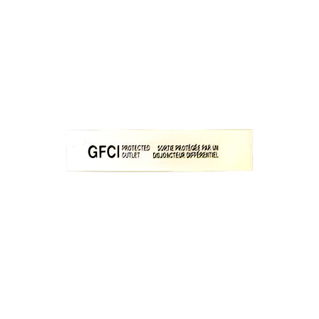 Safety Label GFCI — coleman pop up parts